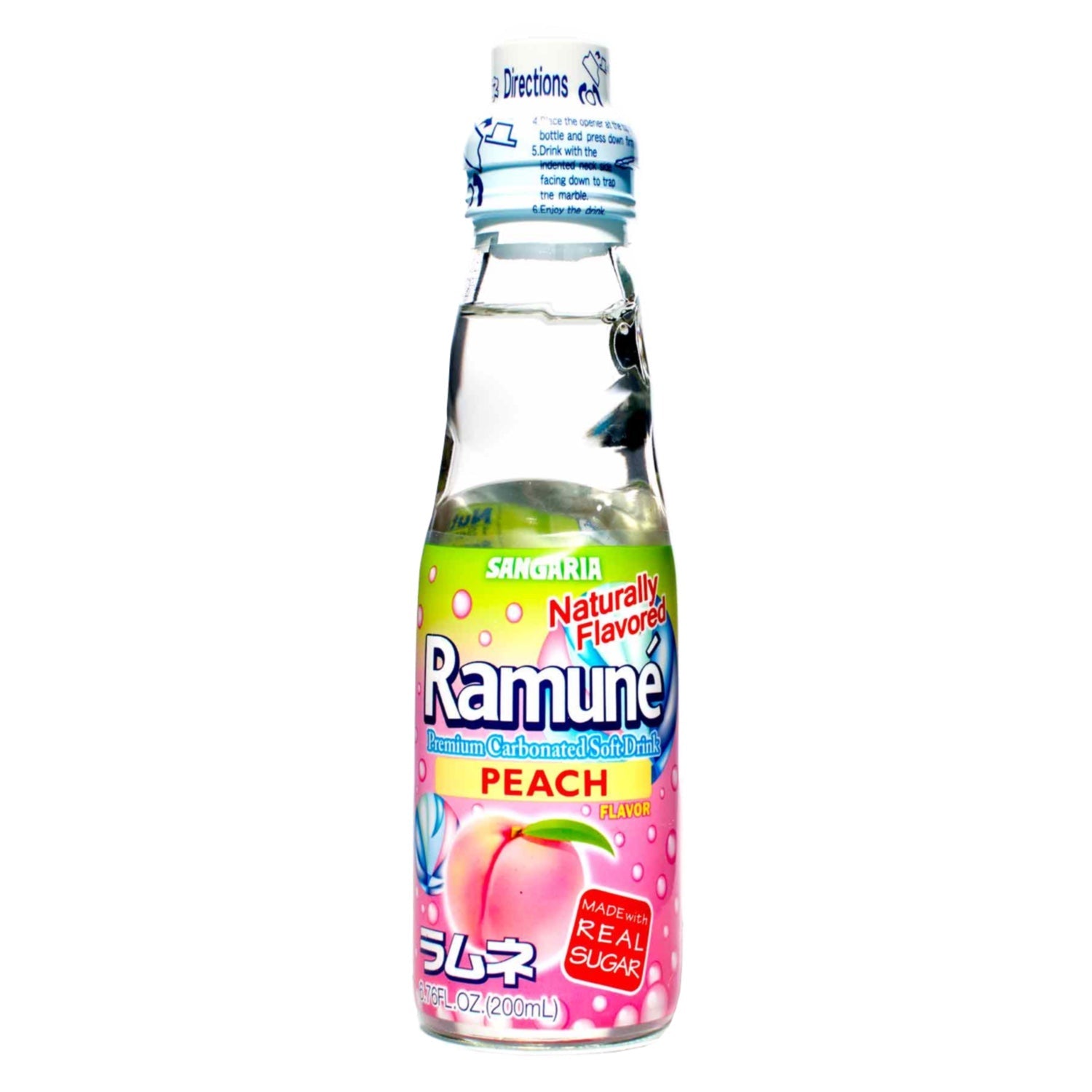 Ramune Peach – Vintage Soda Company